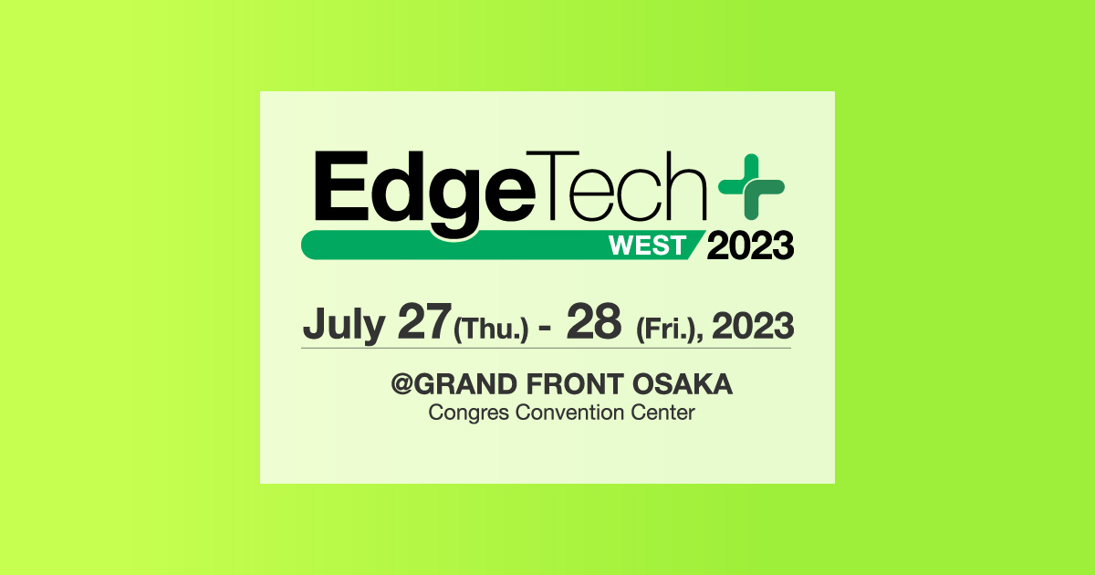 EdgeTech+ West 2023